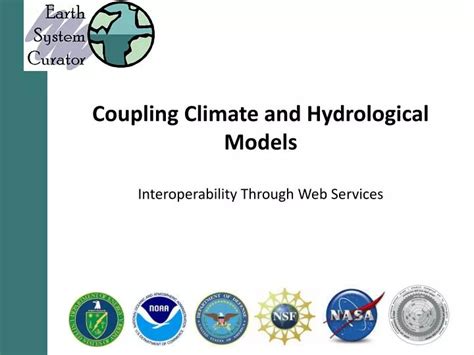 Ppt Coupling Climate And Hydrological Models Interoperability Through Web Services Powerpoint