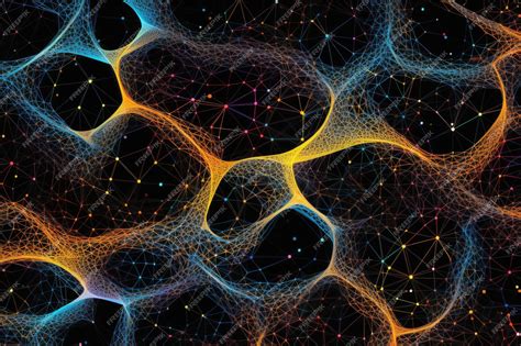 Premium Photo Aiinspired Neural Network Pattern Abstract Neural Network Inspired Artwork Ai