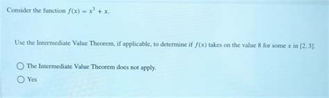Solved Noconsider The Function F X X3 X Use The