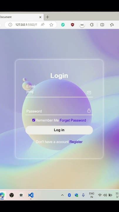 Login Form Html And Css Only Html Css Coding Astechmaster Youtube