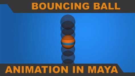 Animating A Bouncing Ball Loop In Maya Ball Animation Maya
