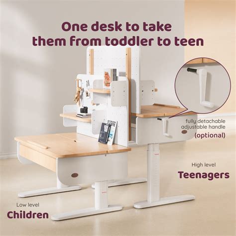 Ergonomic Desk With Pegboard Bookshelf Boori Uk