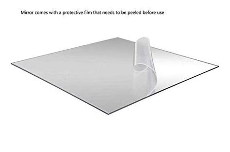 24 X 24 18 Clear Acrylic Plexiglass Mirror Sheet