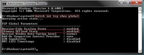 Chimney Offload State Enable Or Disable Vista Forums