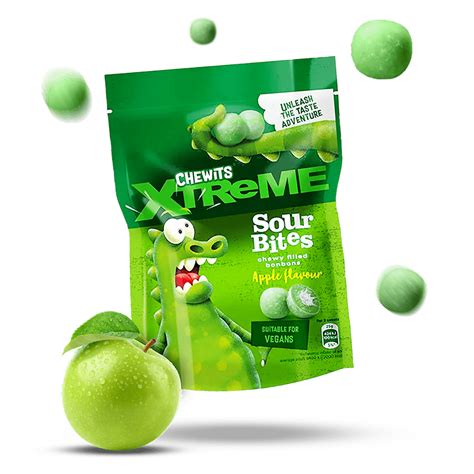 Xtreme Sour Bites Apple Flavour Candybar By Snackcrate