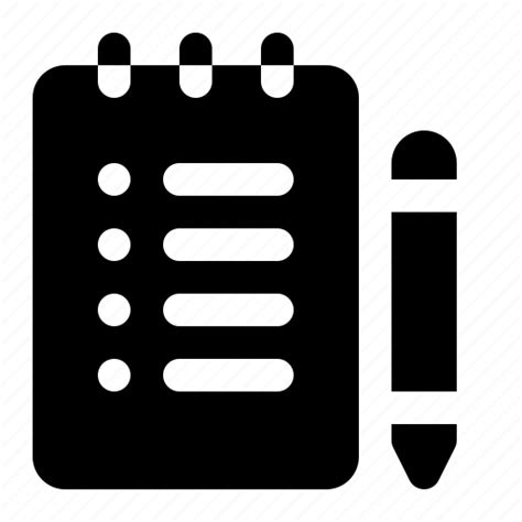 notepad scratchpad to do list checklist notebook icon download on