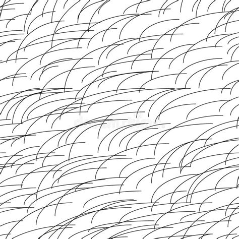 Chaotic Lines Seamless Pattern Abstract Background Stock Vector Illustration Of Problem