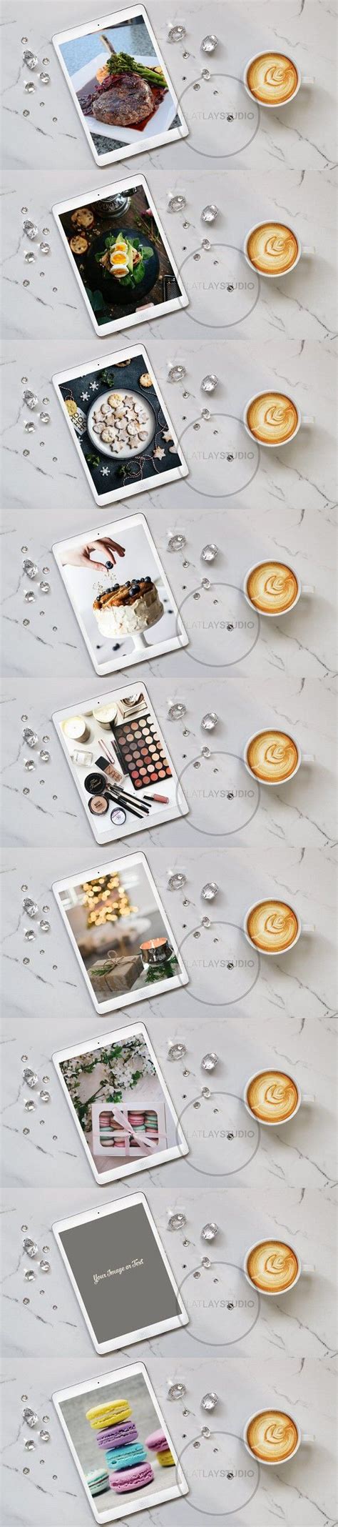 Flat Lay Ipad Mockup 91