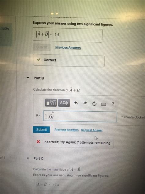 Solved Problem The Figure Shows Two Vectors A And B Chegg