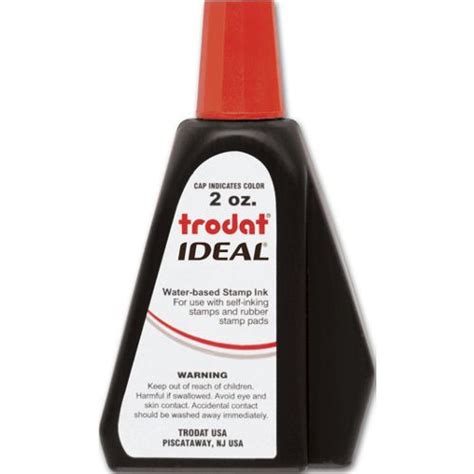 Red Ink Refill For Self Inking Stamp