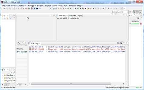 原创 Vivado Sdk Initializing Sw Repositories不动