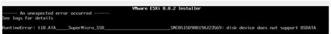 Esxi Boot Media New Requirements For V8