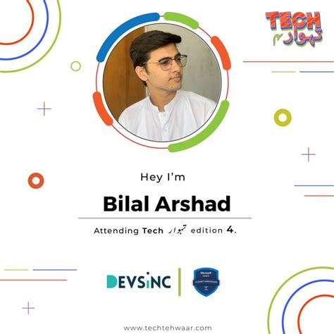 Bilal Arshad On Linkedin Im Happy To Share That Ill Be Joining The Tech Tehwaar 40 Event In
