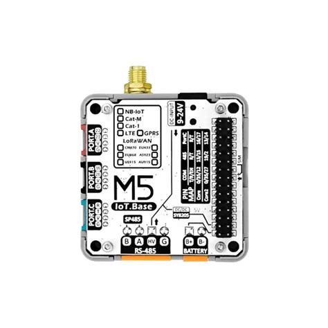 M5stack Iot Base W Cat M Module Sim7080g Robotshop