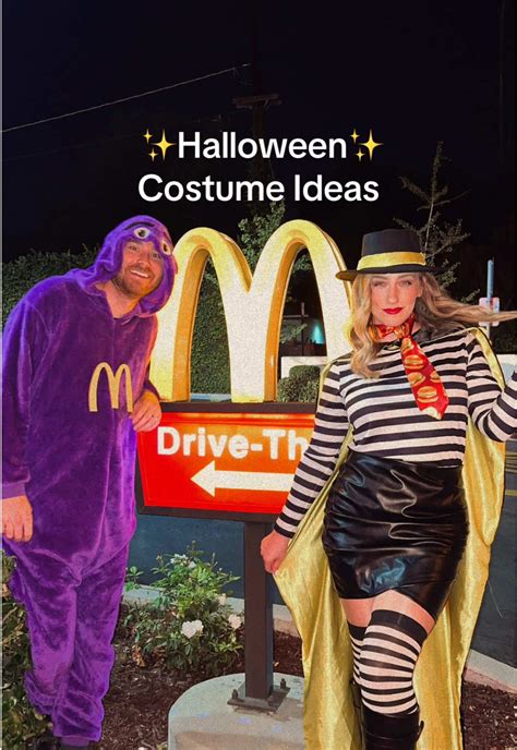 Creative Mcdonalds Halloween Costumes For Couples Tiktok