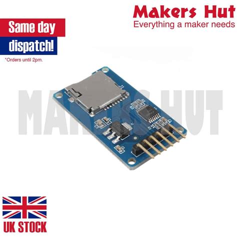 Micro Sd Storage Board Tf Card Reader Memory Shield Module Spi For Arduino Makers Hut
