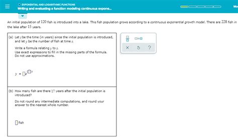 Solved O EXPONENTIAL AND LOGARITHMIC FUNCTIONS Writing And Chegg Com