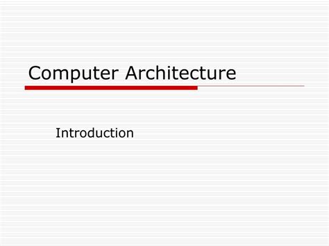 PPT Computer Architecture Fundamentals ECE Syllabus PowerPoint Presentation ID