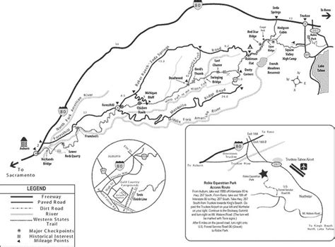 Surviving My First Tevis Cup A Map Of Trails