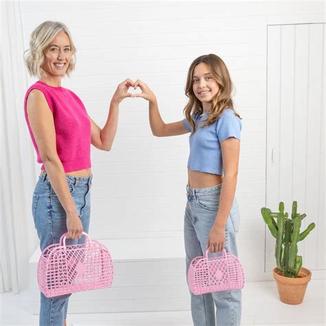 Sun Jellies Retro Basket Jelly Bag Large Charlie Rae