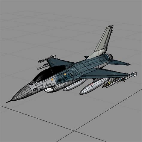 F 16b 3d Model Turbosquid 2013018