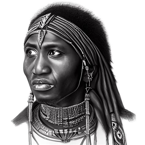 Massai Krieger · Creative Fabrica