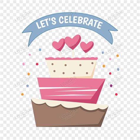 귀여운 만화 생일 케이크 일러스트 Png 일러스트 무료 다운로드 Lovepik