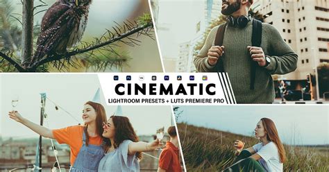 Cinimatic Lightroom Presets Luts Premiere Pro Ações E Predefinições Incluindo Rua E Deserto