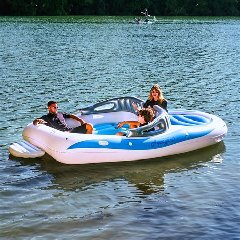 Aquayam Lake Floats 6 Man Boat Float Floating Island For Lake