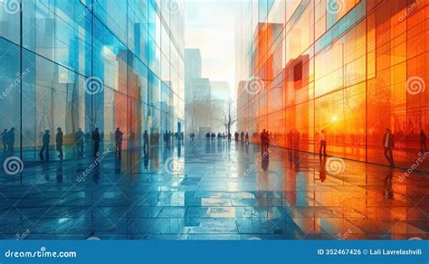 Digital Building Information Modeling Bim Technology Stock Illustration Illustration Of