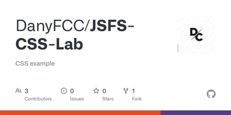 github danyfcc jsfs css lab css example
