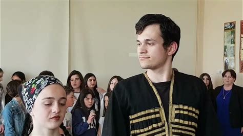 ოსური ენის დღე შავშვებში День осетинского языка в школе Шавшвеби 2023 год Youtube