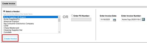 Submitting AP Invoice ExpenseWatch