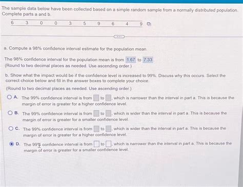 solved the sample data below have been collected based on a