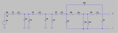 Derivation Of The Transfer Function Of A 5th Order Butterworth Lc