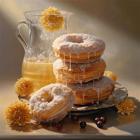 Premium Ai Image A Photograph Of Donut Donuts Doughnut Doughnuts Fancy Dessert