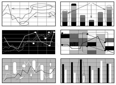 Standard Deviation Diagram With Sample Size Chart Stock Vector
