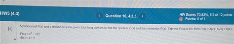 solved hw5 4 3 question 10 4 3 5hw score 70 83 8 5 ﻿of 12