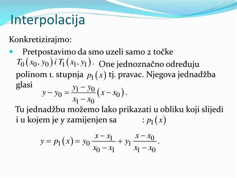 Ppt Aproksimacija I Interpolacija Powerpoint Presentation Free Download Id4832097