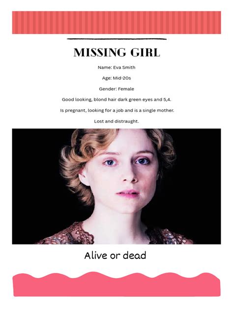 Missing Girl Pdf