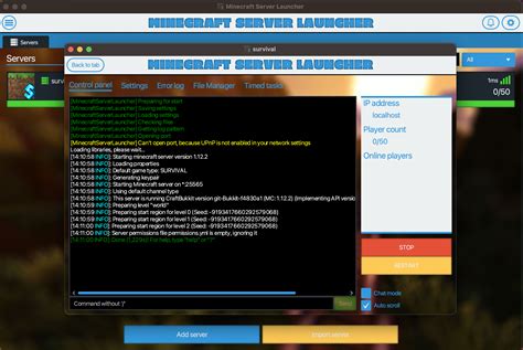 Github S3ns3iw00mcsl Source Code Of Minecraft Server Launcher