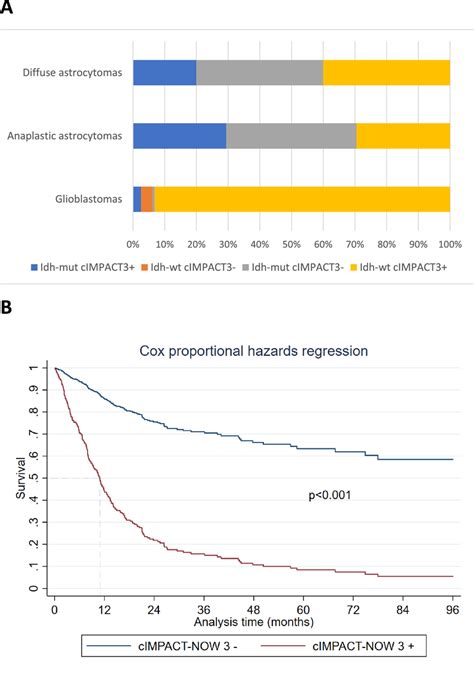 A Distribution Of Idh1 2 Mutations And Cimpact Now 3 Markers Download Scientific Diagram