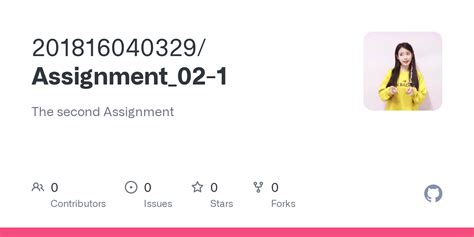 Github 201816040329assignment02 1 The Second Assignment
