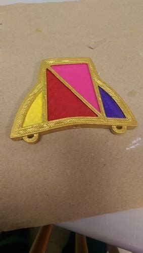 3d Printed Pokemon Sun And Moon Island Challenge Amulet By Pkeng Pinshape