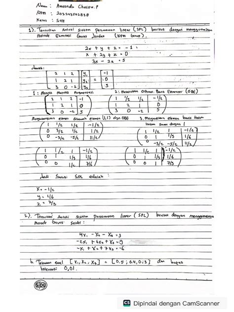Tugas Metode Numerik Pdf