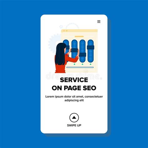 web service on page seo vector stock vector illustration of traffic