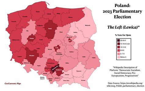Mapping The Results Of Polands 2023 Elections By Political Parties And