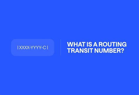 What Is A Routing Transit Number And How Does It Work