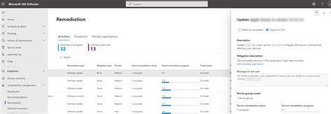 Microsoft Defender 취약성 관리 사용하여 취약한 애플리케이션 차단 Microsoft Defender Vulnerability Management