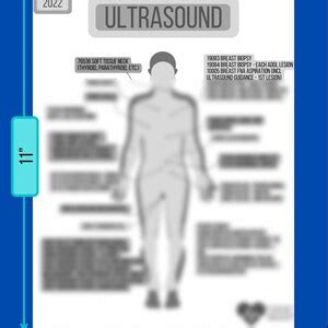 Ultrasound Medical Coding ICD CPT Quick Reference Cheat Sheet Codes